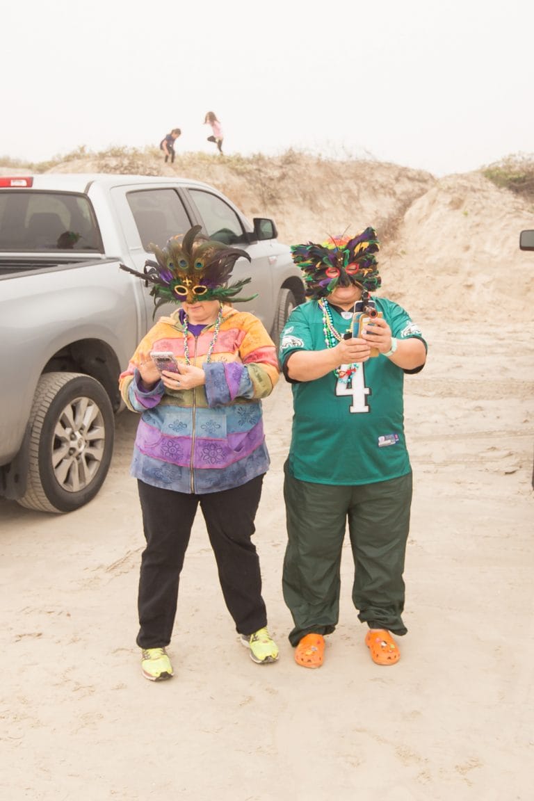 2018 Barefoot Mardi Gras Parade At Whitecap Beach On Padre Island