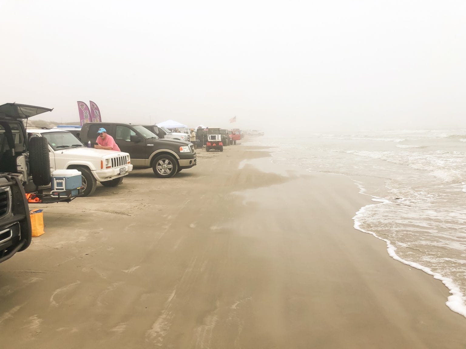 2018 Barefoot Mardi Gras Parade At Whitecap Beach On Padre Island