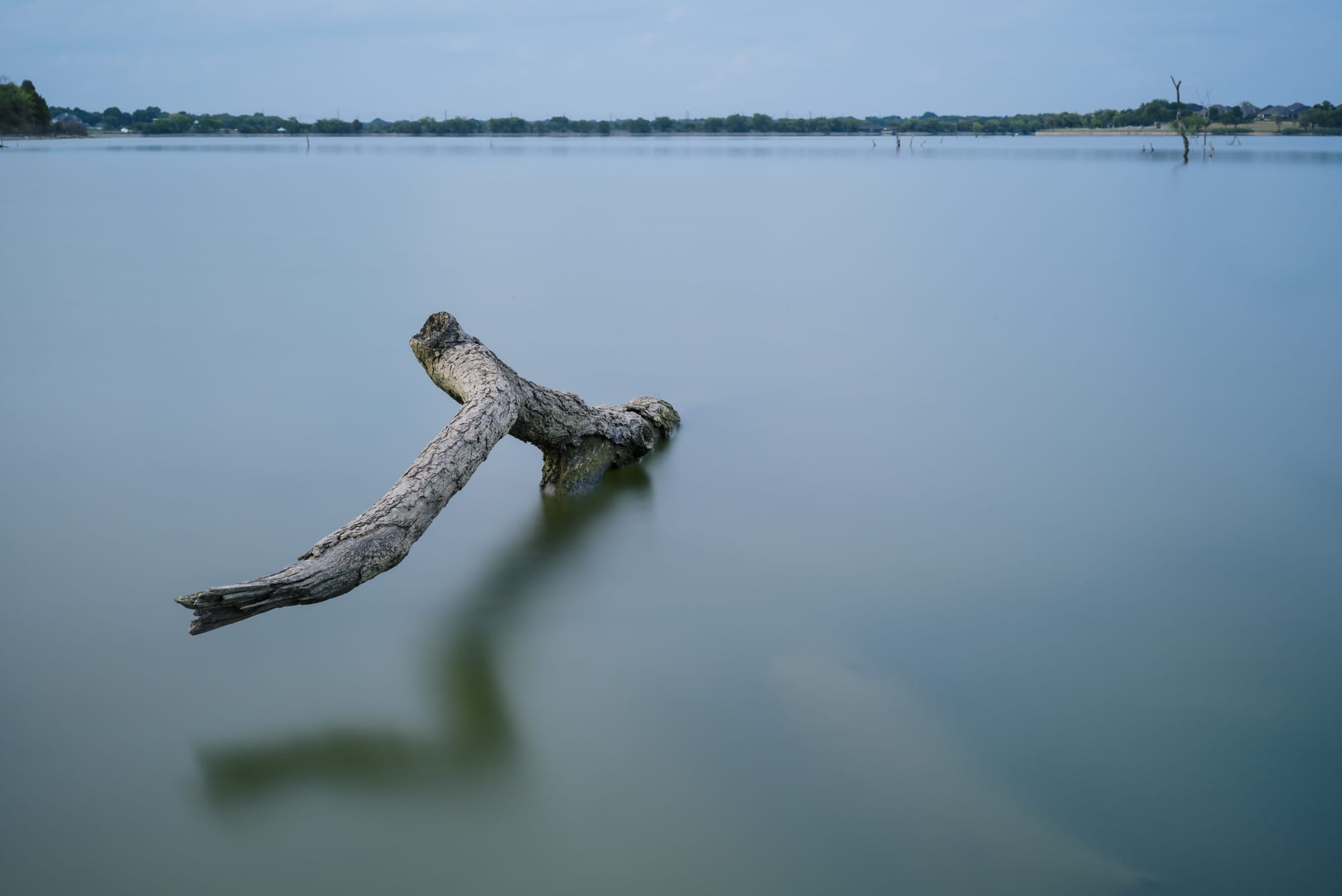Lake Ray Hubbard Captured Using Daytime Long Exposure